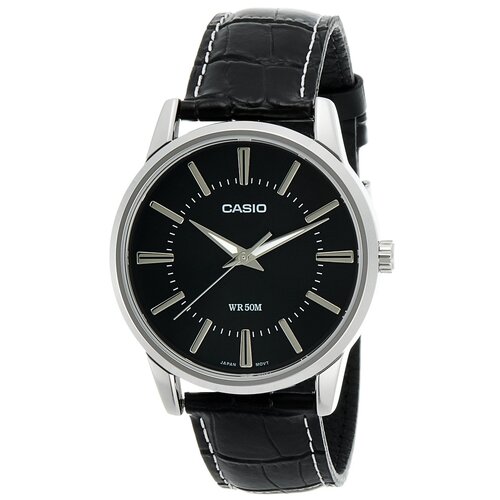 Наручные часы CASIO Collection Men MTP-1303PL-1A, серебряный, черный