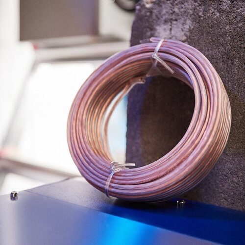 Акустический многожильный кабель 2х1 мм2 из бескислородной меди в силиконовой оболочке (10 м)