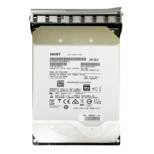 Жесткий Диск Cisco UCS-HD12T7KL4KN 12Tb SAS 3,5" HDD