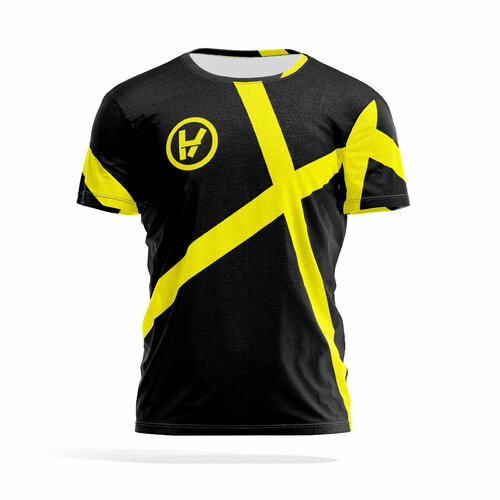 Футболка PANiN Brand, размер XXL, черный, желтый