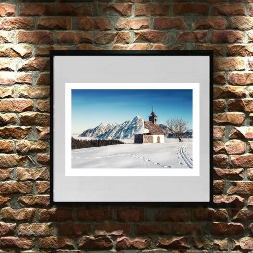 Постер "Зима в горах Австрии" Cool Eshe из коллекции "Природа"