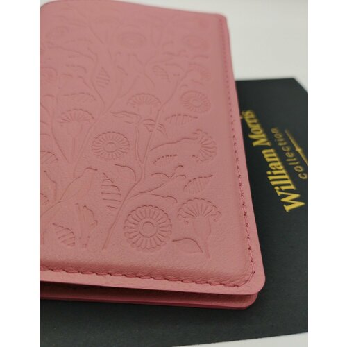Обложка для паспорта William Morris, розовый