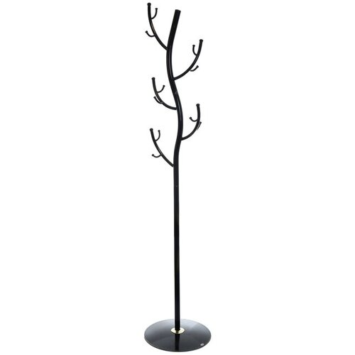 ЗМИ Вешалка напольная ЗМИ «Дерево», 38×38×181 см, цвет чёрный