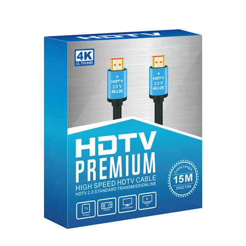 HDMI кабель 15 метров 4K Premium v2.0 Высококачественный PS5/PS4/Xbox One/Blu-ray/ПК