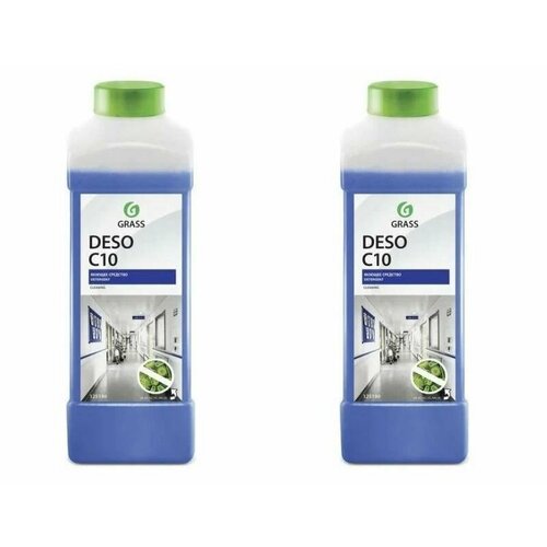 Grass Средство для чистки и дезинфекции "Deso C10", 1000 мл - 2 шт