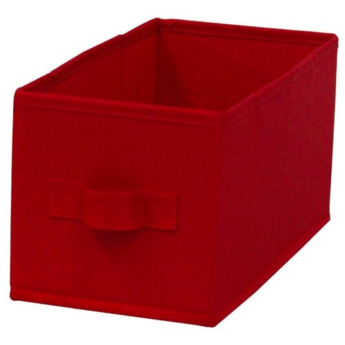 Короб для хранения одежды, игрушек 15х31х15 см 6.9 л спанбонд цвет красный