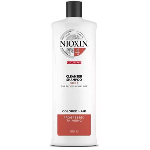 Nioxin Cleanser System 4 - Очищающий шампунь (Система 4) 1000 мл