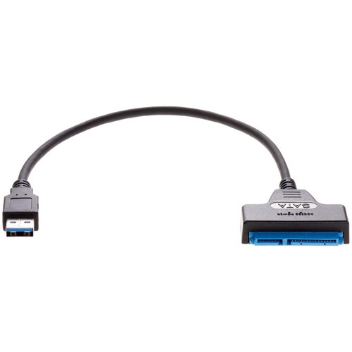 Кабель переходник адаптер iOpen (AOpen/Qust) USB 3.0 SATA III 2.5" подключение дополнительного диска HDD или SSD 2.5 дюйма стандарта SATA III (ACU815)
