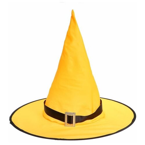Карнавальная шляпа Страна Карнавалия "Колдунья", с диодом, оранжевый
