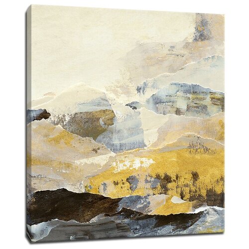 Картина Уютная стена "Абстрактные силуэты гор" 60х60 см