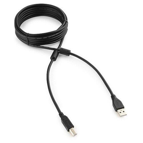 Кабель Cablexpert USB - USB (CCF2-USB2-AMBM), 4.5 м, черный