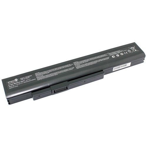 Аккумулятор (АКБ, аккумуляторная батарея) Amperin AI-CR640 для ноутбука MSI A6400 CR640, 11.1В, 4400мАч