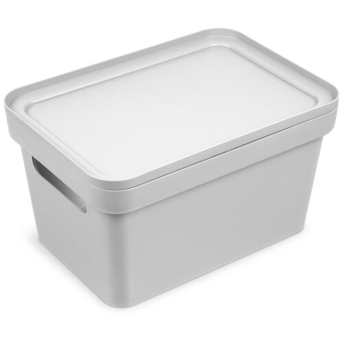 Коробка аксессуары Martika Фортуна, С745, 27х19х15 см, светло-серый