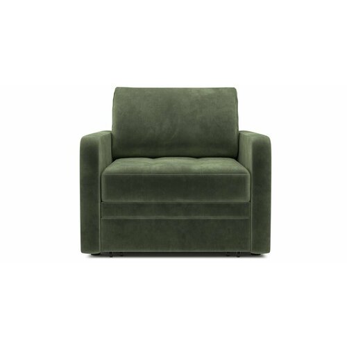 Кресло-кровать раскладное PUSHE Бруно, велюр, зеленый Nebby 915
