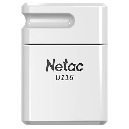 Флеш Диск Netac 128Gb U116 NT03U116N-128G-30WH USB3.0 белый