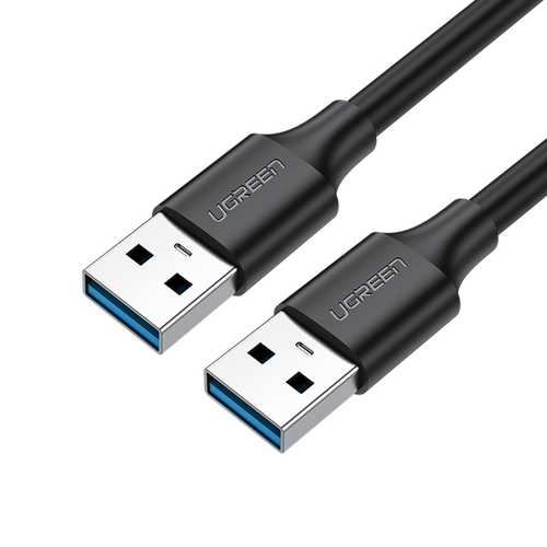 Кабель UGREEN US128 (10369) USB-A 3.0 Male to Male Cable. Длина: 0,5м. Цвет: черный