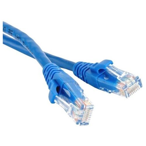 Патч-корд UTP CAT5e 7.5 метров Atcom AT9164 RJ-45 кабель AWG24 - синий