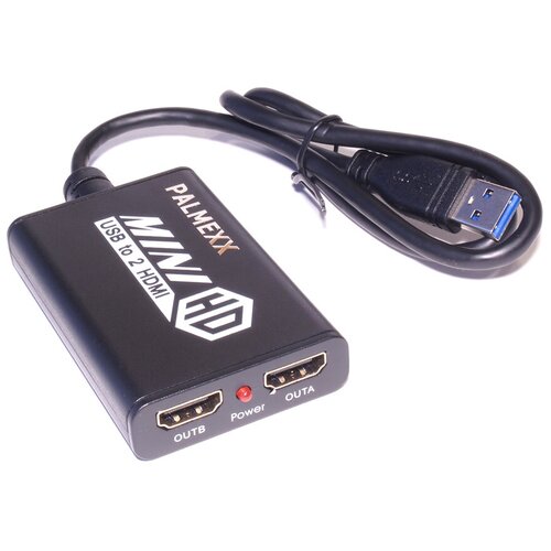 Конвертер PALMEXX USB3.0 to Dual HDMI Display Adapter 1080p@60Hz