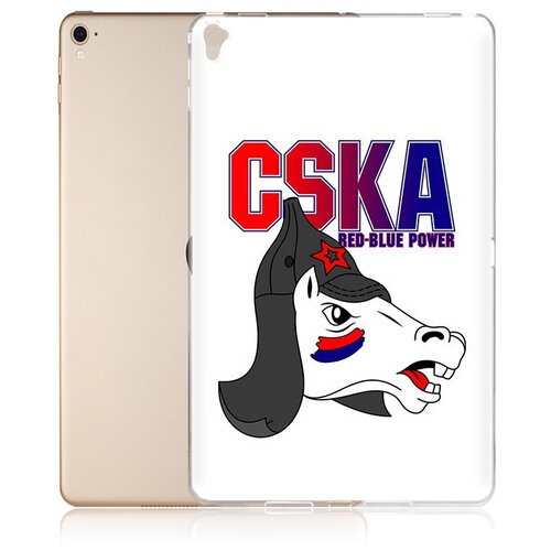 Чехол задняя-панель-накладка-бампер MyPads ФК ЦСК лошадка россия для iPad Pro 2 10.5 A1701/A1709/iPad Air 3 (2019) противоударный
