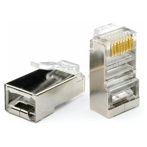 Коннектор RJ45 cat.5e FTP (100 шт.) экран ATcom AT10698