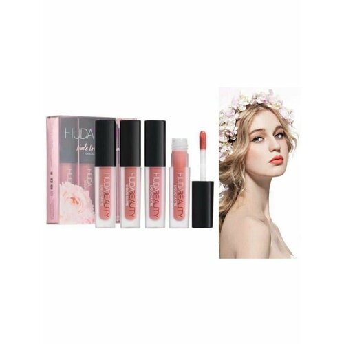 Набор мини-помад Нuda Beauty Love Collection 4 шт