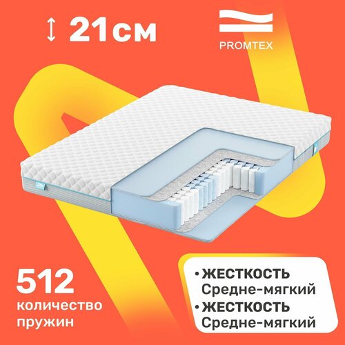 Матрас с независимыми пружинами PROMTEX Soft 18 Standart 1 65x125