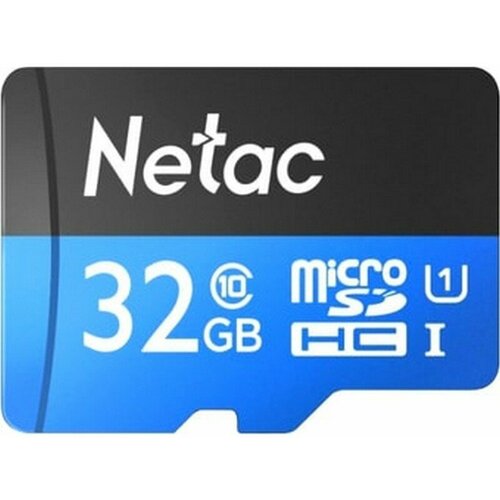 Карта памяти Netac P500 microSDHC 32GB, без SD адаптера (NT02P500STN-032G-S)