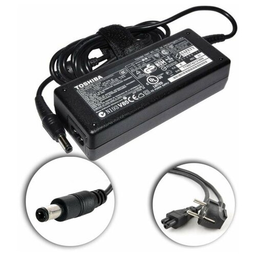 Для Toshiba SATELLITE L550-179 Зарядное устройство блок питания ноутбука (Зарядка адаптер + сетевой кабель/ шнур)