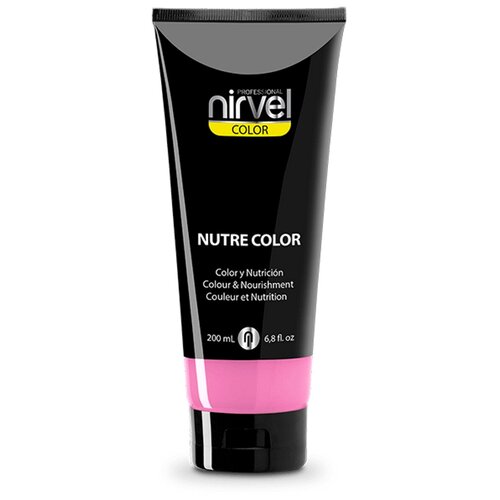 Гель-маска для волос питательная Nirvel Professional "Nutre Color", цвет Buble Gum (бабл гам), 200 мл