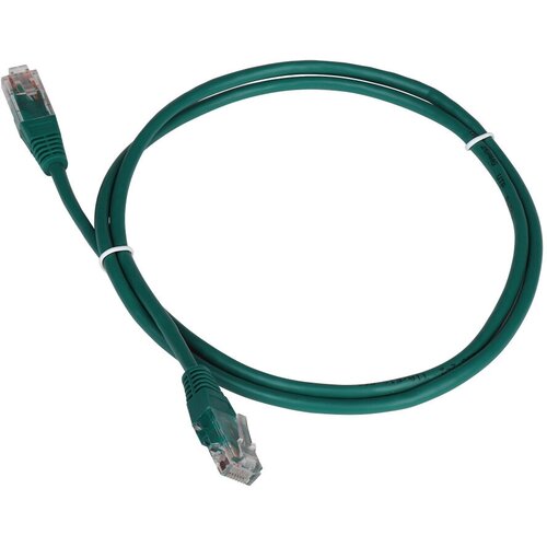 Патч-корд Lanmaster TWT-45-45-1.0-GN UTP вилка RJ-45-вилка RJ-45 категории 5е 1м зеленый ПВХ (упаковка: 1 штука)