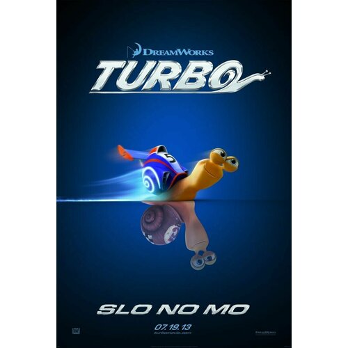 Плакат, постер на холсте Turbo/Турбо улитки/. Размер 42 х 60 см