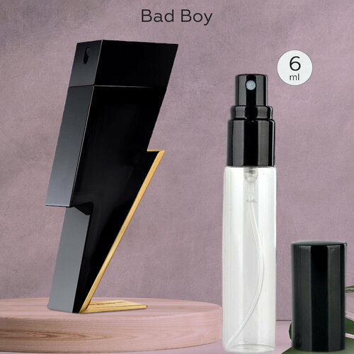 Gratus Parfum Bad Boy духи мужские масляные 6 мл (спрей) + подарок