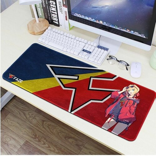 Геймерский коврик для мыши с RGB подсветкой FAZE CLAN