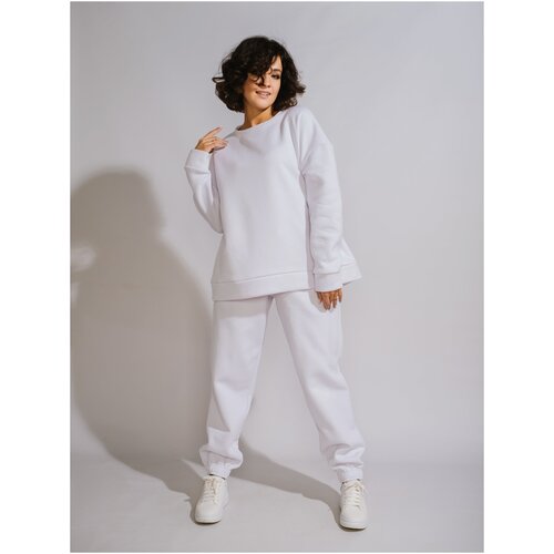 Комплект одежды BORMALISA, размер OVER SIZE (42/52), белый