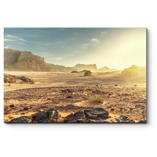 Модульная картина Освещенная солнцем пустыня 90x60