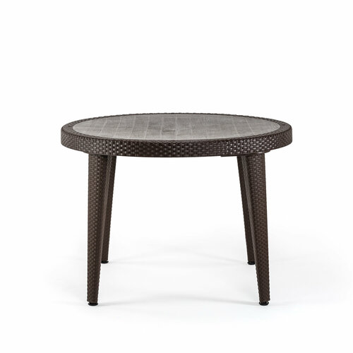 Стол TILIA PLASTIC TABLE OSAKA Ø110 cm коричневый