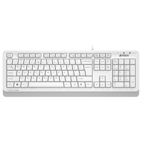 Клавиатура A4Tech Fstyler FKS10 белый, английская/русская (ANSI), 1 шт.