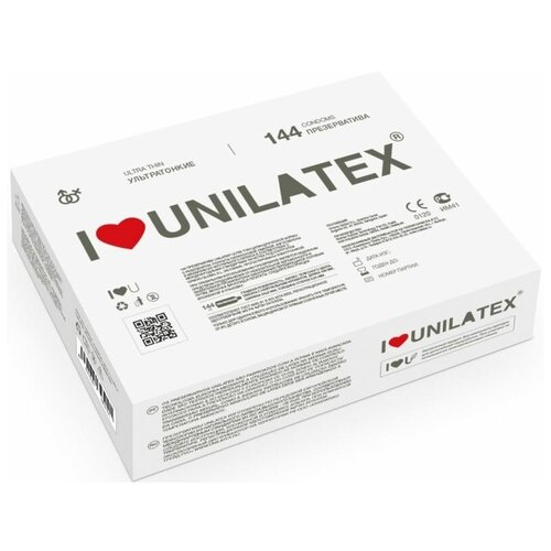 Ультратонкие презервативы Unilatex Ultra Thin - 144 шт. | Unilatex | Презервативы