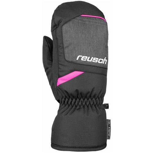Варежки  Reusch, черный, розовый