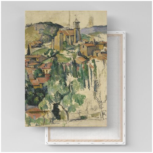 Картина на холсте с подрамником / Cezanne Paul / Сезанн Поль - Вид на Гарданну