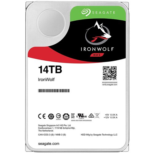 Жесткий диск Seagate IronWolf 14 ТБ ST14000VN0008