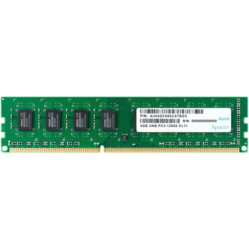 Оперативная память Apacer 4 ГБ DDR3 1600 МГц DIMM CL11 DL.04G2K.KAM