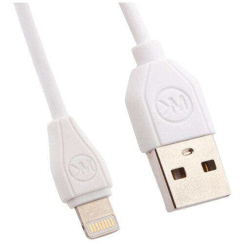 Кабель WK USB - Apple Lightning (RC-050i), 1 м, белый