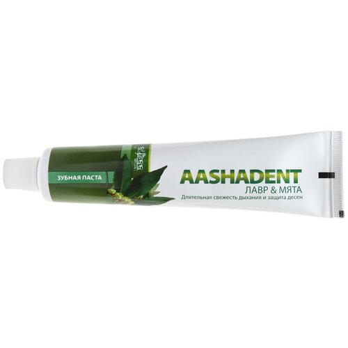 Зубная паста Aashadent Лавр - Мята, 100 мл, 100 г