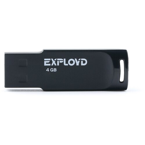 Флешка EXPLOYD 560 4 ГБ, 1 шт., black