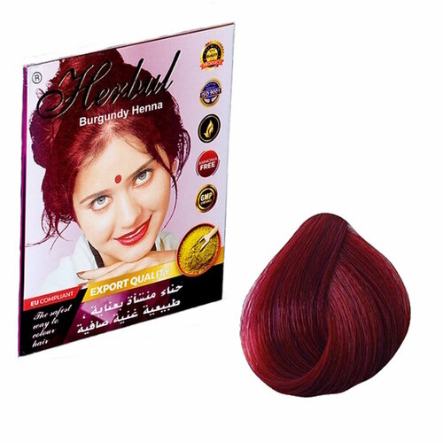 Burgundy Henna/Индийская хна натуральная, бургунди, 10 г