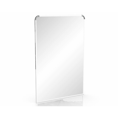 Зеркало 33Р2 белый, ШхВ 40х60 см, зеркало для ванной комнаты