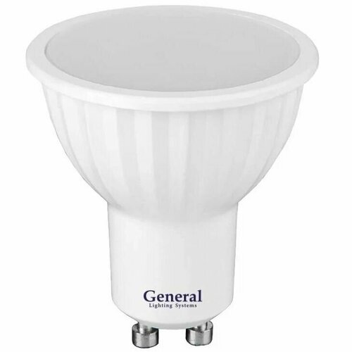 Лампа GLDEN-MR16-B-5-230-GU10-6500,10 шт