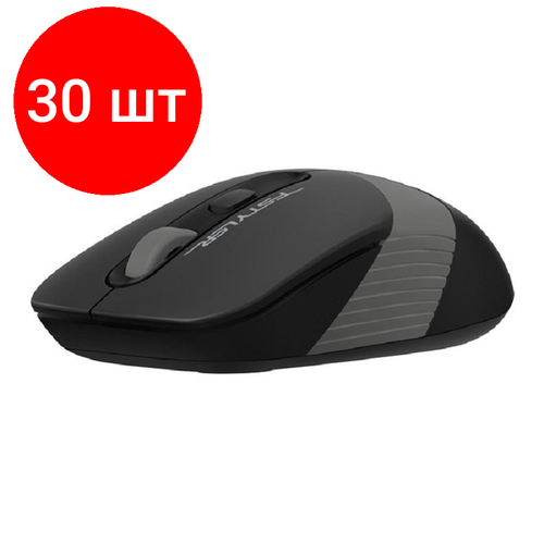 Комплект 30 штук, Мышь компьютерная A4Tech Fstyler FG10 чер/сер опт (2000dpi) беспровод USB