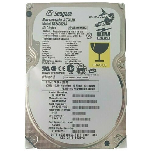 Внутренний жесткий диск Seagate 9R3002 (9R3002)